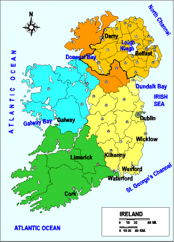 Getting to know Ireland: Geographic situation of Ireland